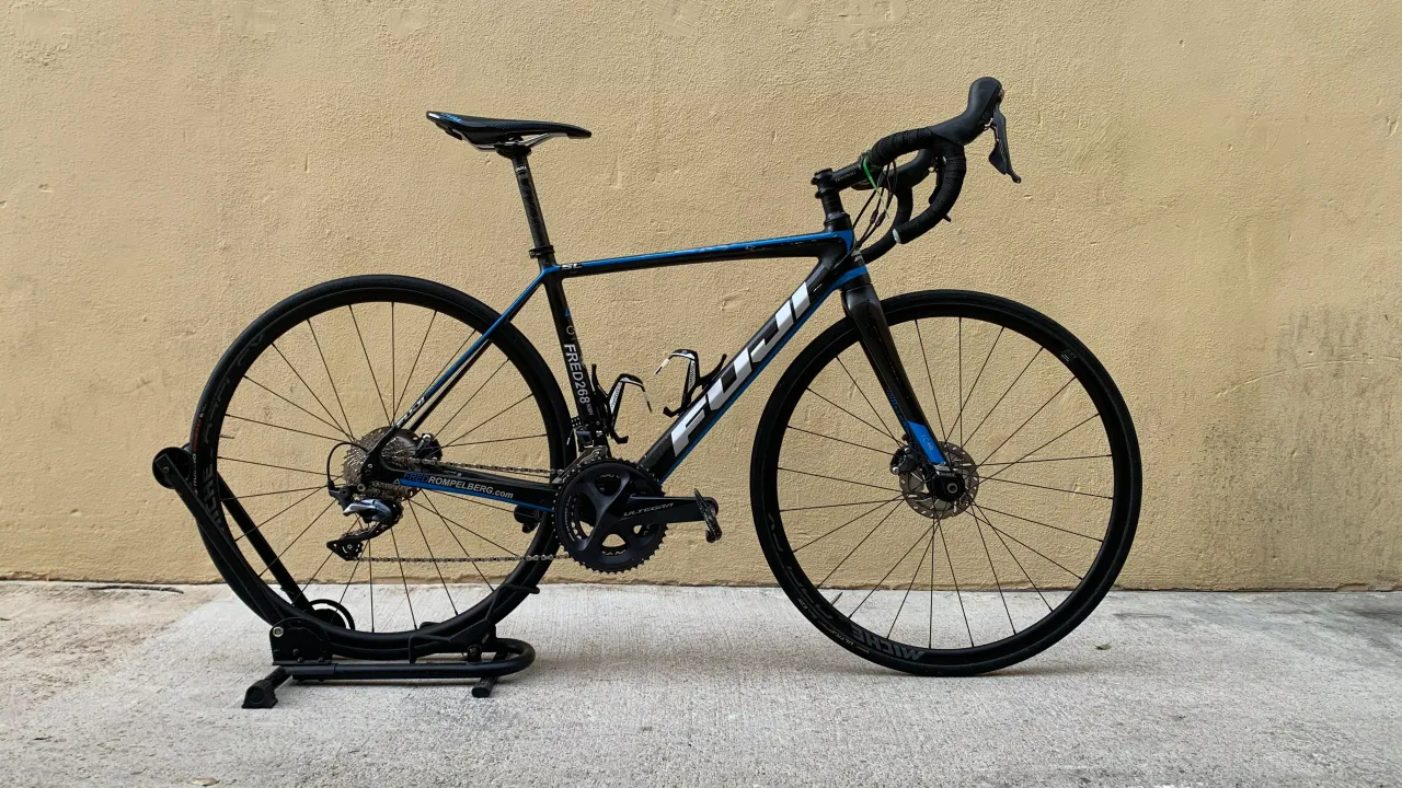 Vélo de route Fuji Sl 2.1 Full Carbon Shimano Ultegra 11sp Disc (2020 ...