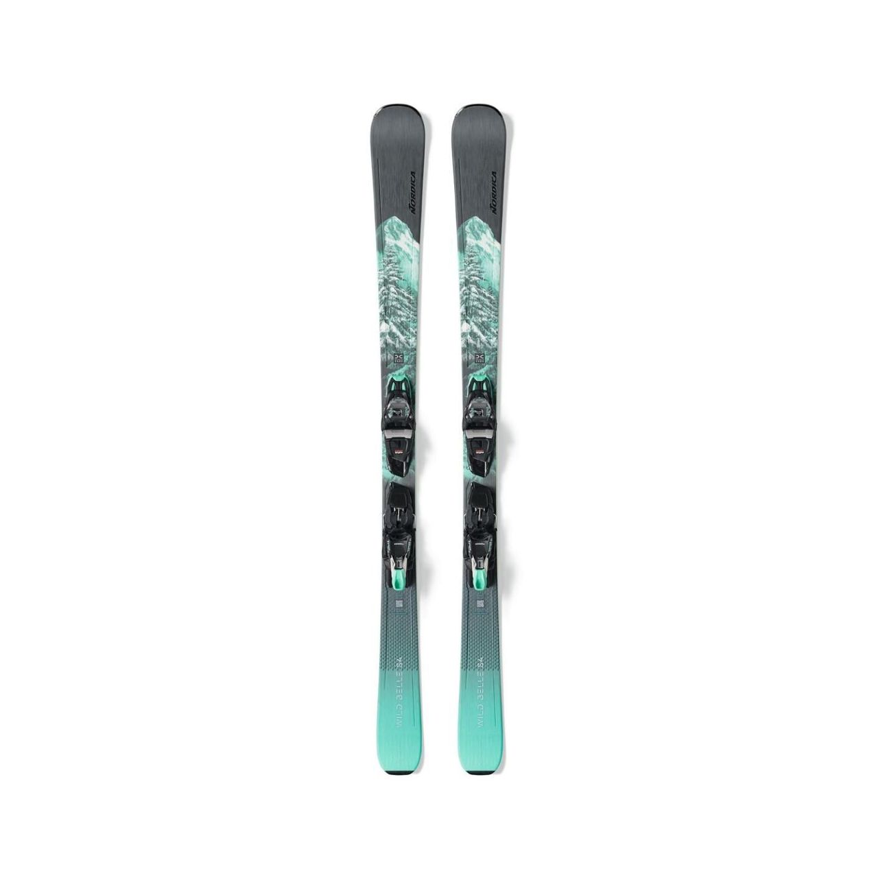 Skis Nordica Wild Belle Dc 84 + Fixations Tp2 Light Noir Femme | Campsider