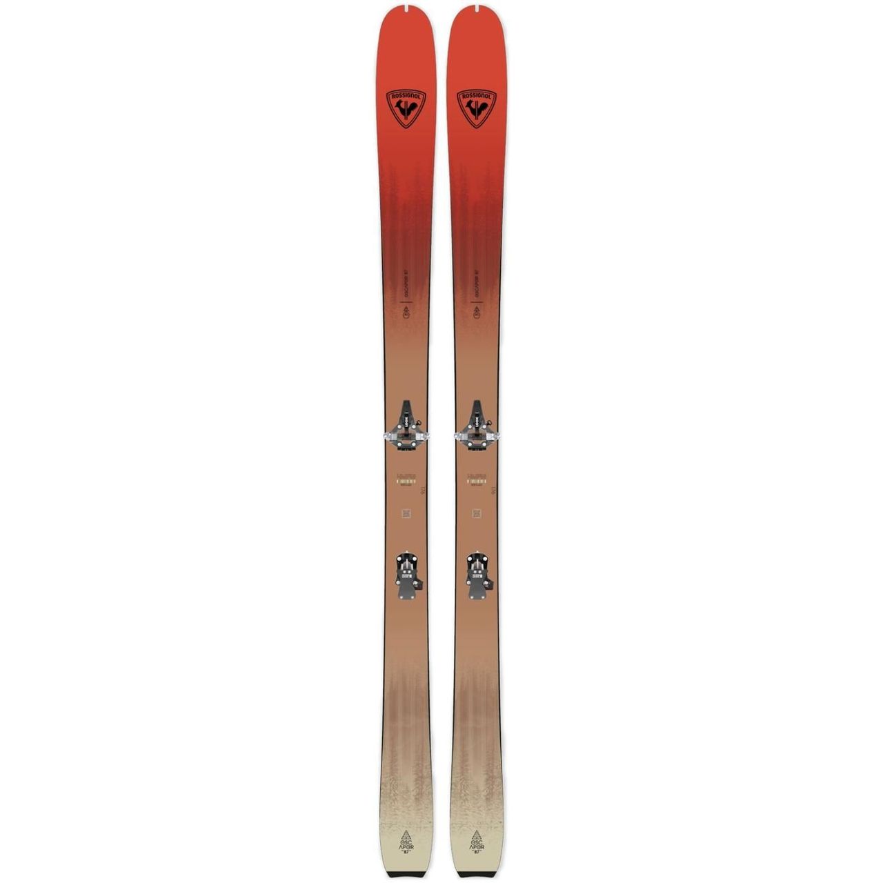 Skis de randonnée Rossignol Escaper 87 + Fixations St 10 Rouge Homme ...