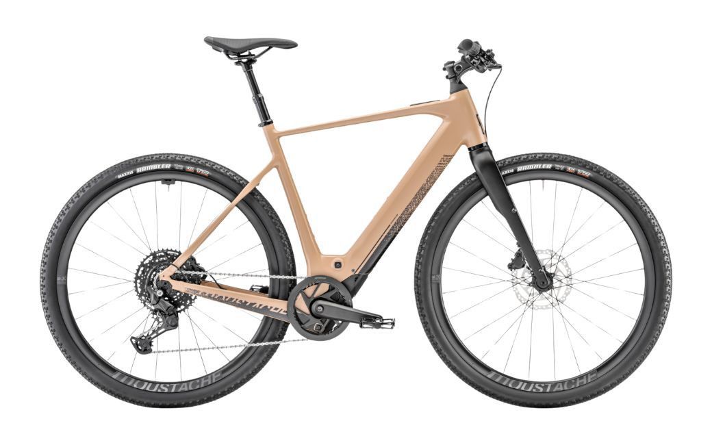 Vélo de gravel électrique Moustache Dimanche 29 2 400wh Beige | Campsider