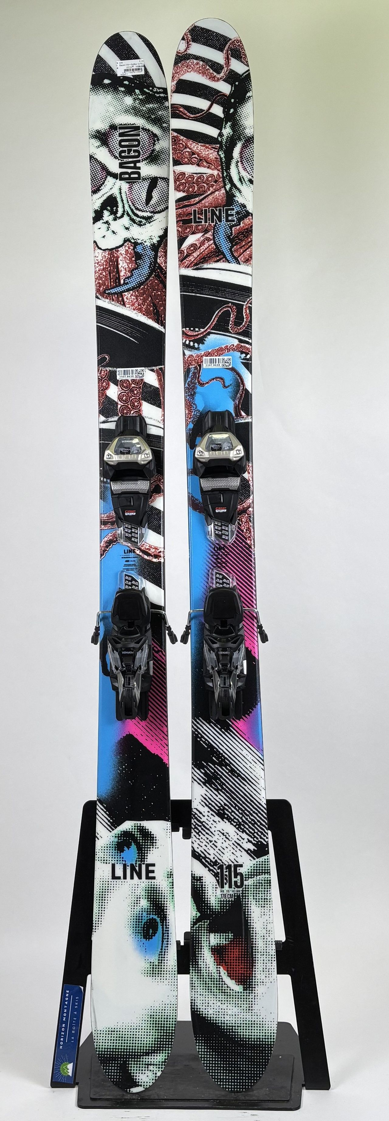 Skis alpins Line Bacon 115 + Griffon 13 TCX D | Campsider