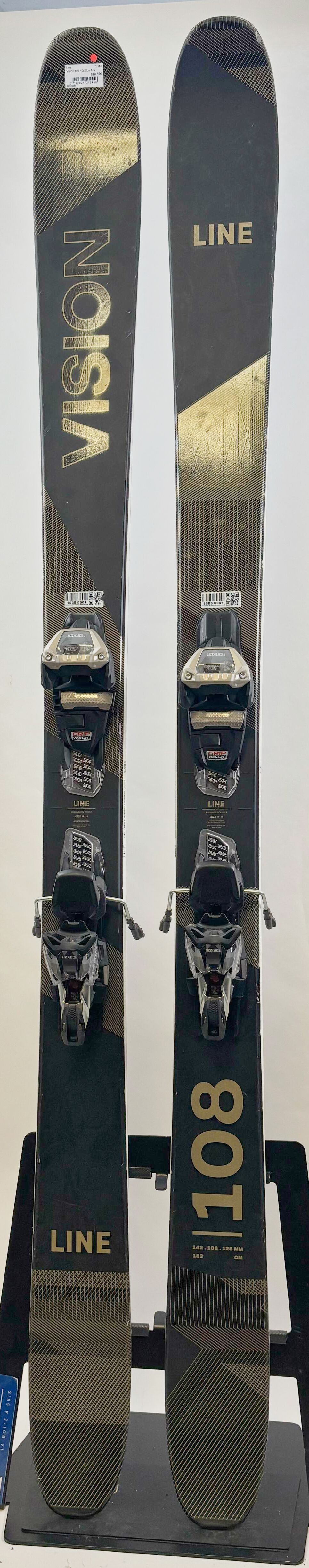 Skis alpins Line Vision 108 / Griffon Tcx | Campsider