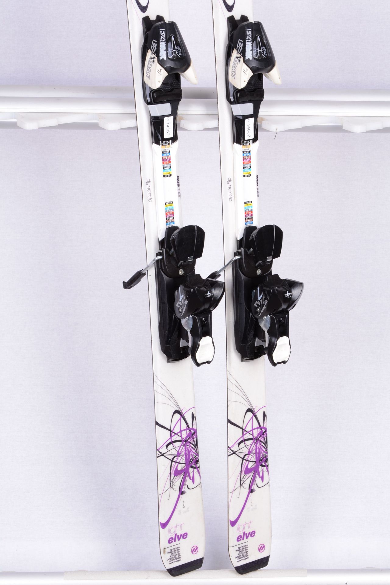 Skis alpins Dynamic Light Elve Whitepurple + Ezytrak 5 | Campsider