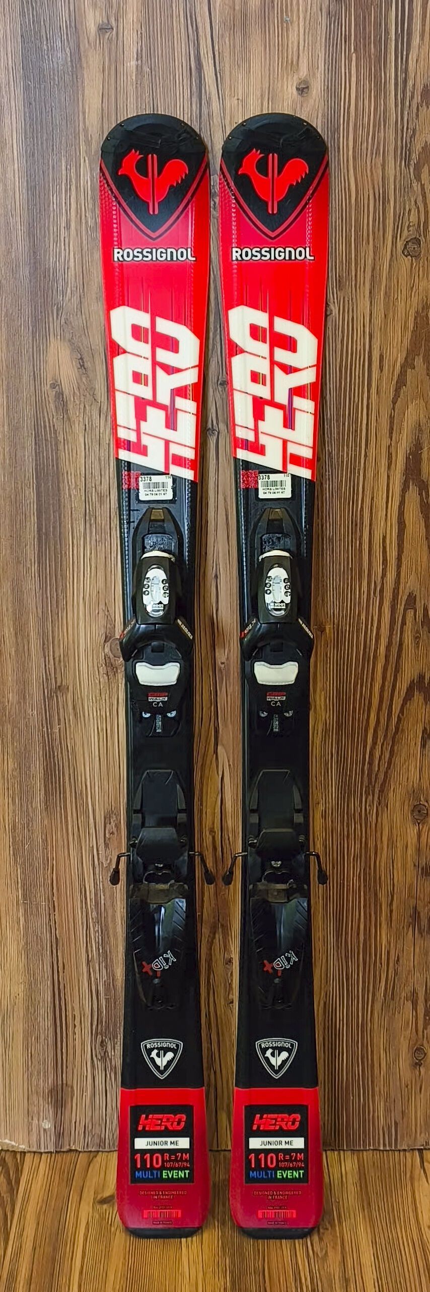 Skis alpins Rossignol Hero Jr 100-140 | Campsider